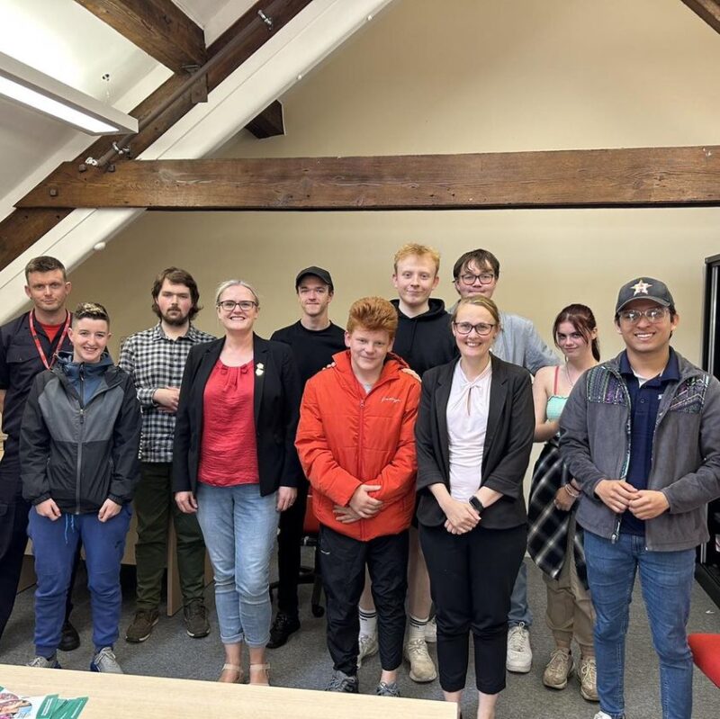 Cat Visits Young People Taking Part In The Princes Trust Programme ...